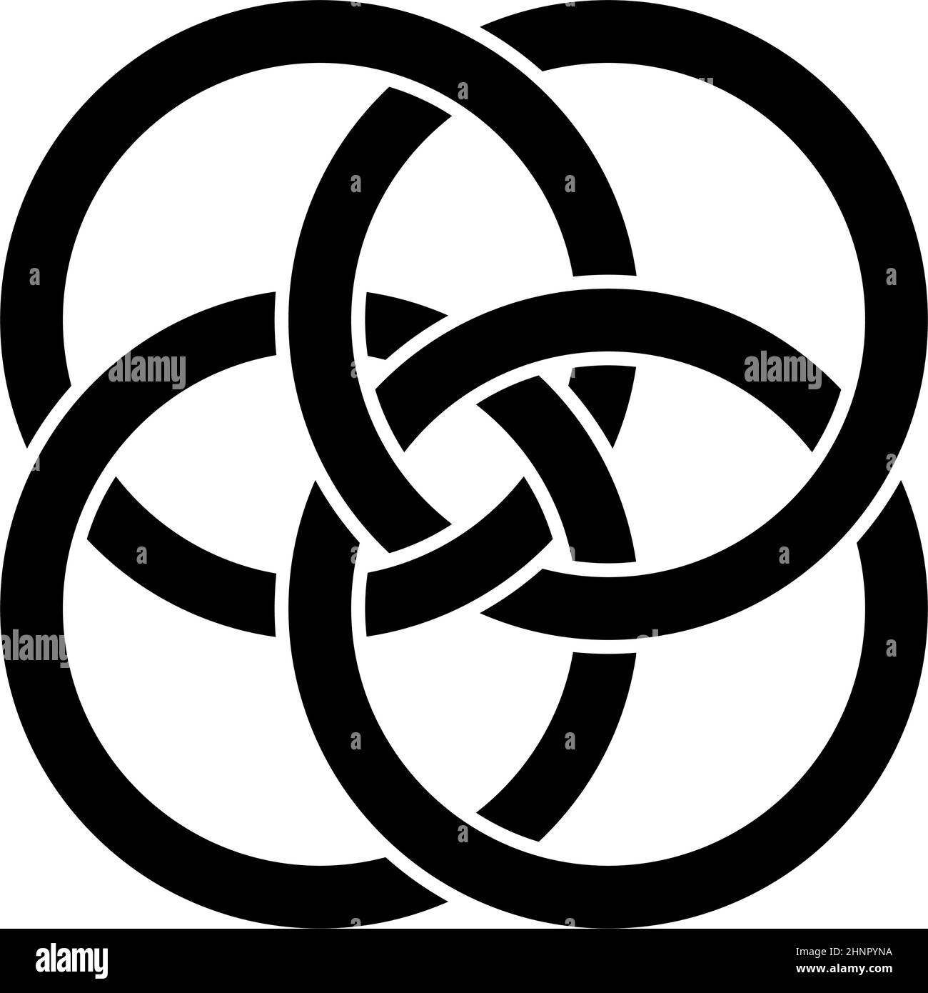 Interconnected rings Cut Out Stock Images & Pictures - Alamy