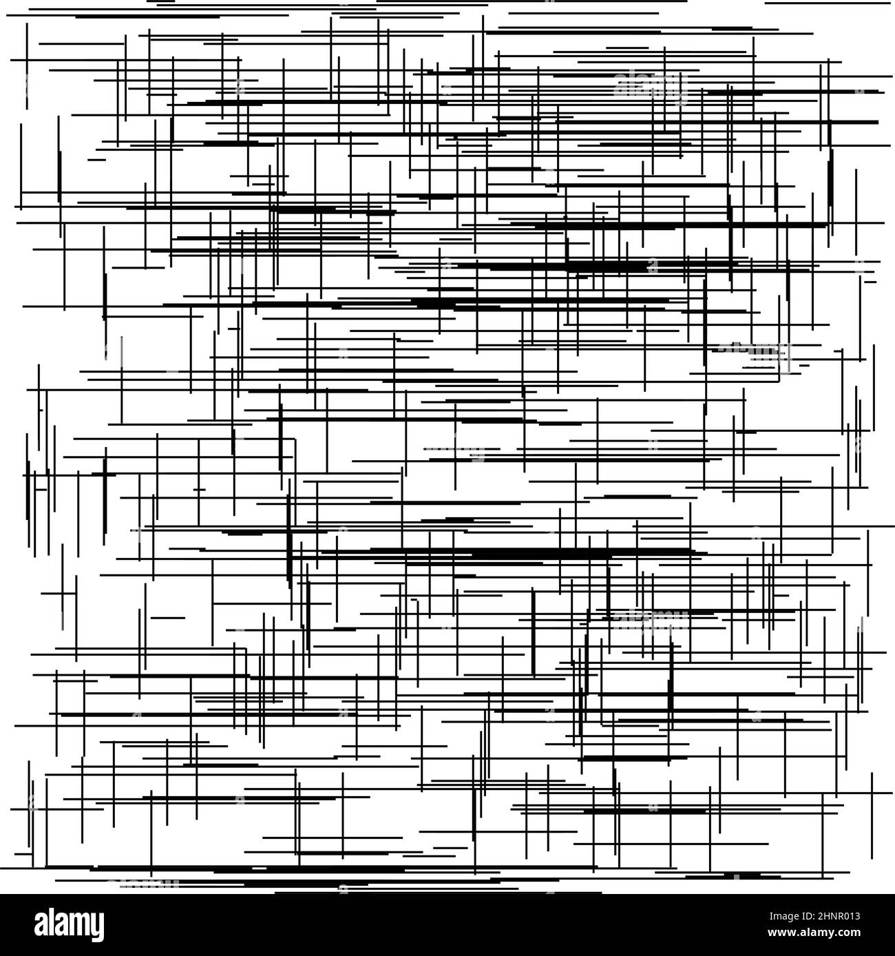 Grid, mesh of random lines. Reticle, grating, crosshatch pattern, texture. Intersecting lines ...