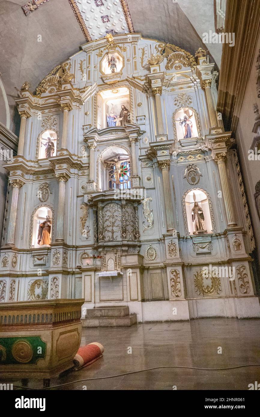 church San Francisco in Cayamarca in typical andean baroque Stock Photo ...