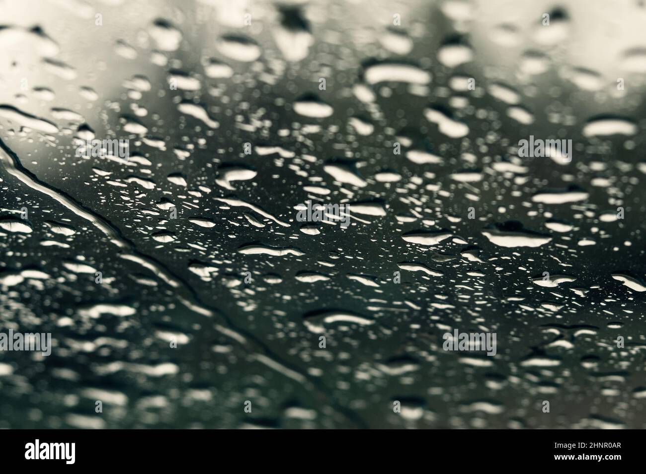 Raindrops on the window close up. rain drops on the glass macro. water ...