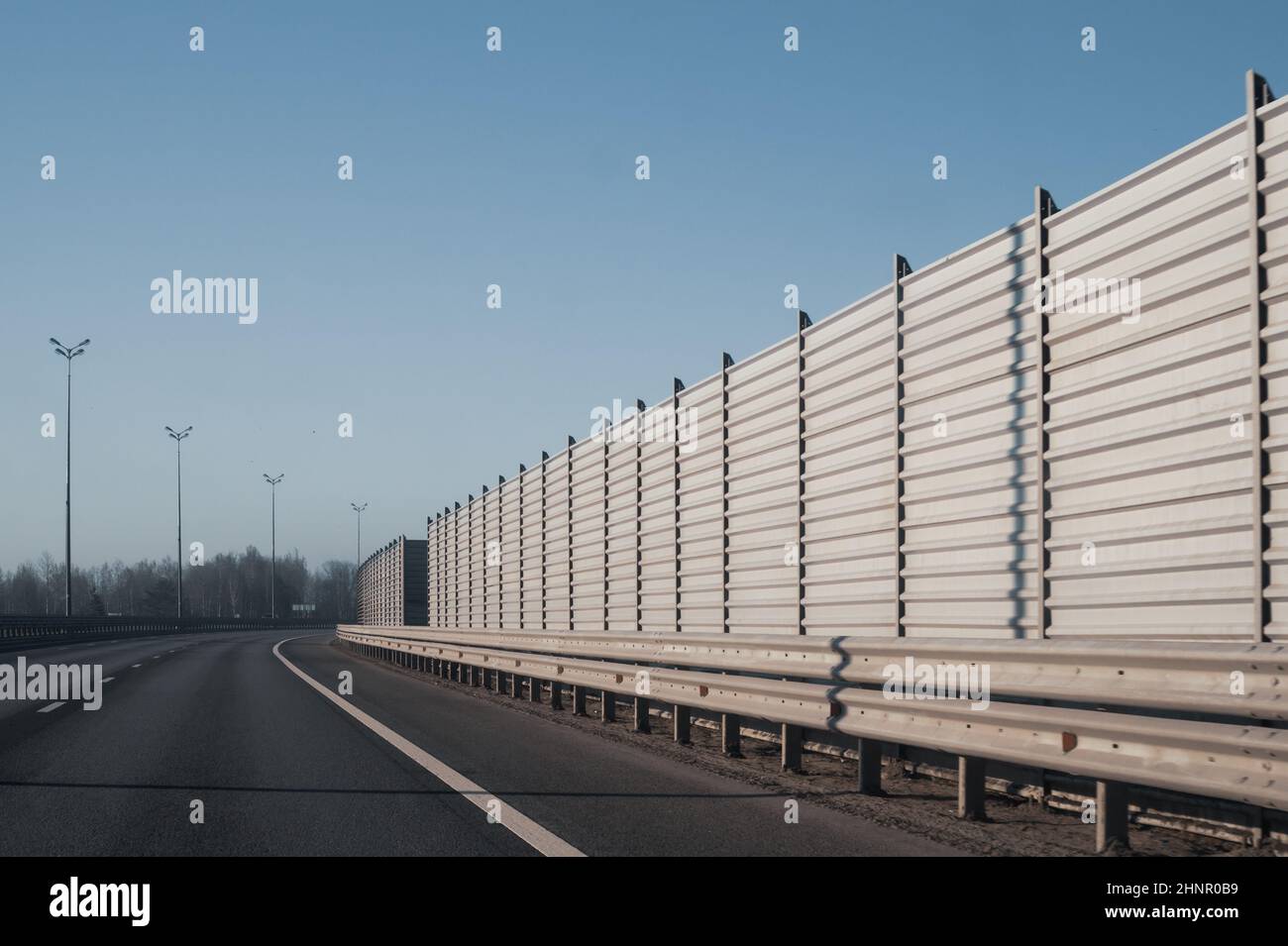 Wide highway. long roadway background. road going into the distance ...