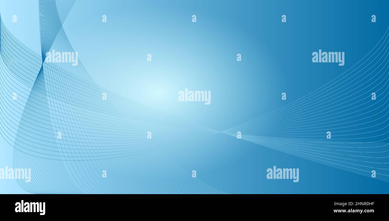 Abstract header background with stripes and gradients in blue, vector ...