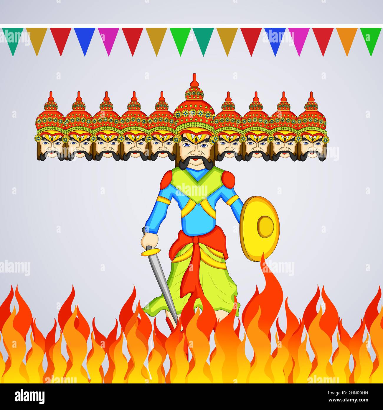 hindu festival Dussehra Stock Photo - Alamy