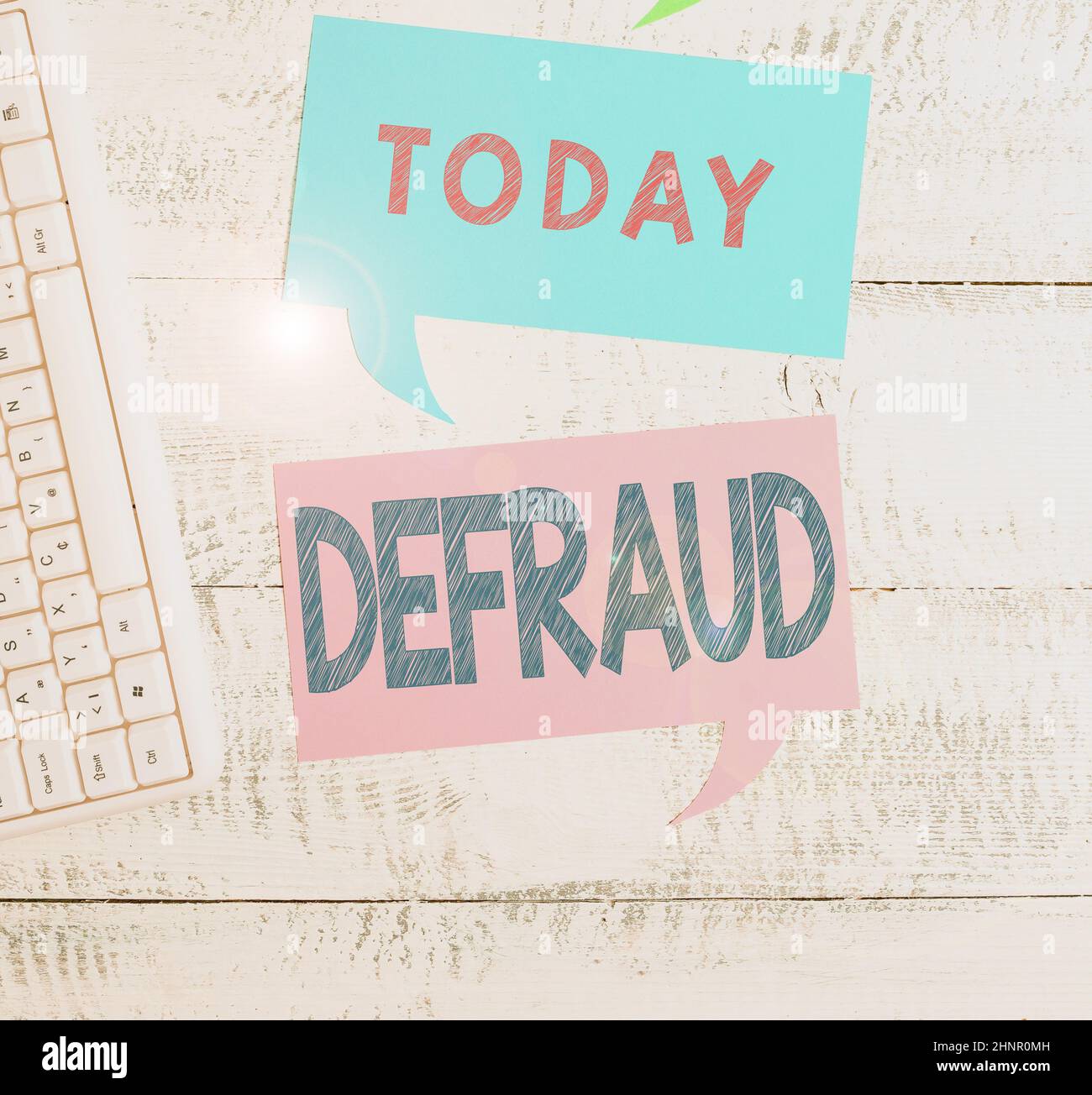 Writing displaying text Defraud. Business concept to trick or cheat ...