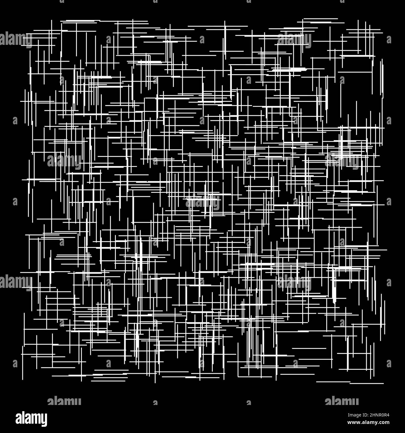 Grid, mesh of random lines. Reticle, grating, crosshatch pattern, texture. Intersecting lines ...