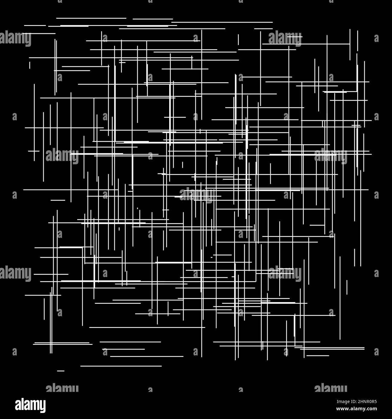 Grid, mesh of random lines. Reticle, grating, crosshatch pattern, texture. Intersecting lines ...