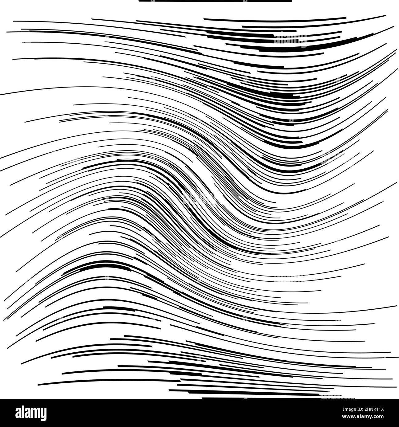 Wavy, waving, wave lines, stripes pattern, texture - stock vector ...