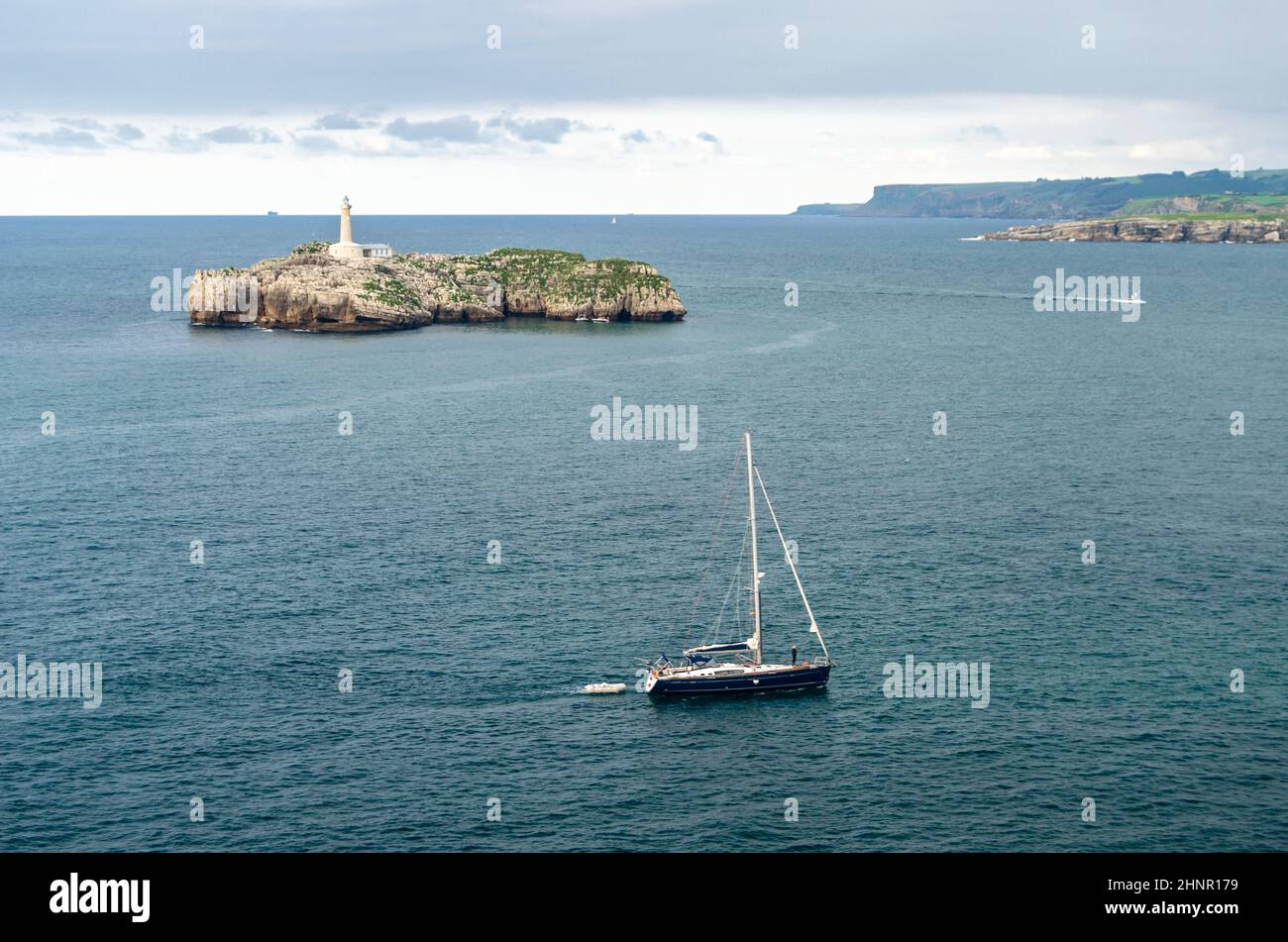 Lighthouse at the mouro island hi-res stock photography and images - Alamy