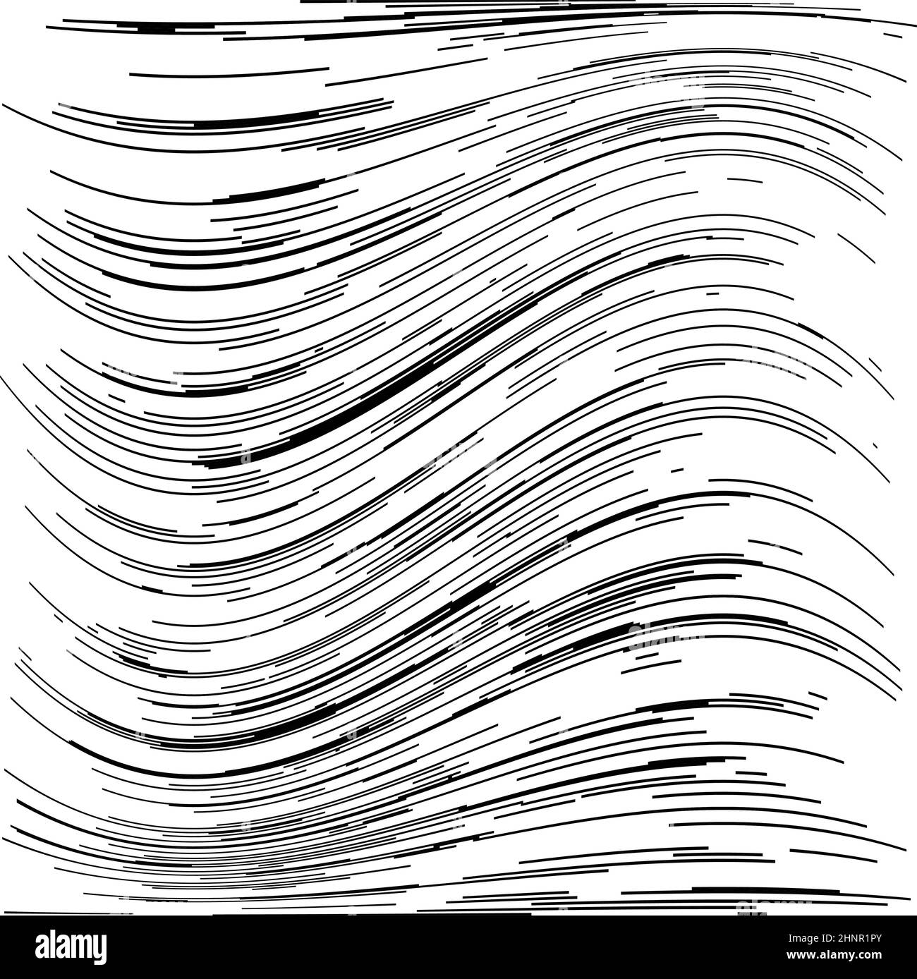 Wavy, waving, wave lines, stripes pattern, texture - stock vector ...