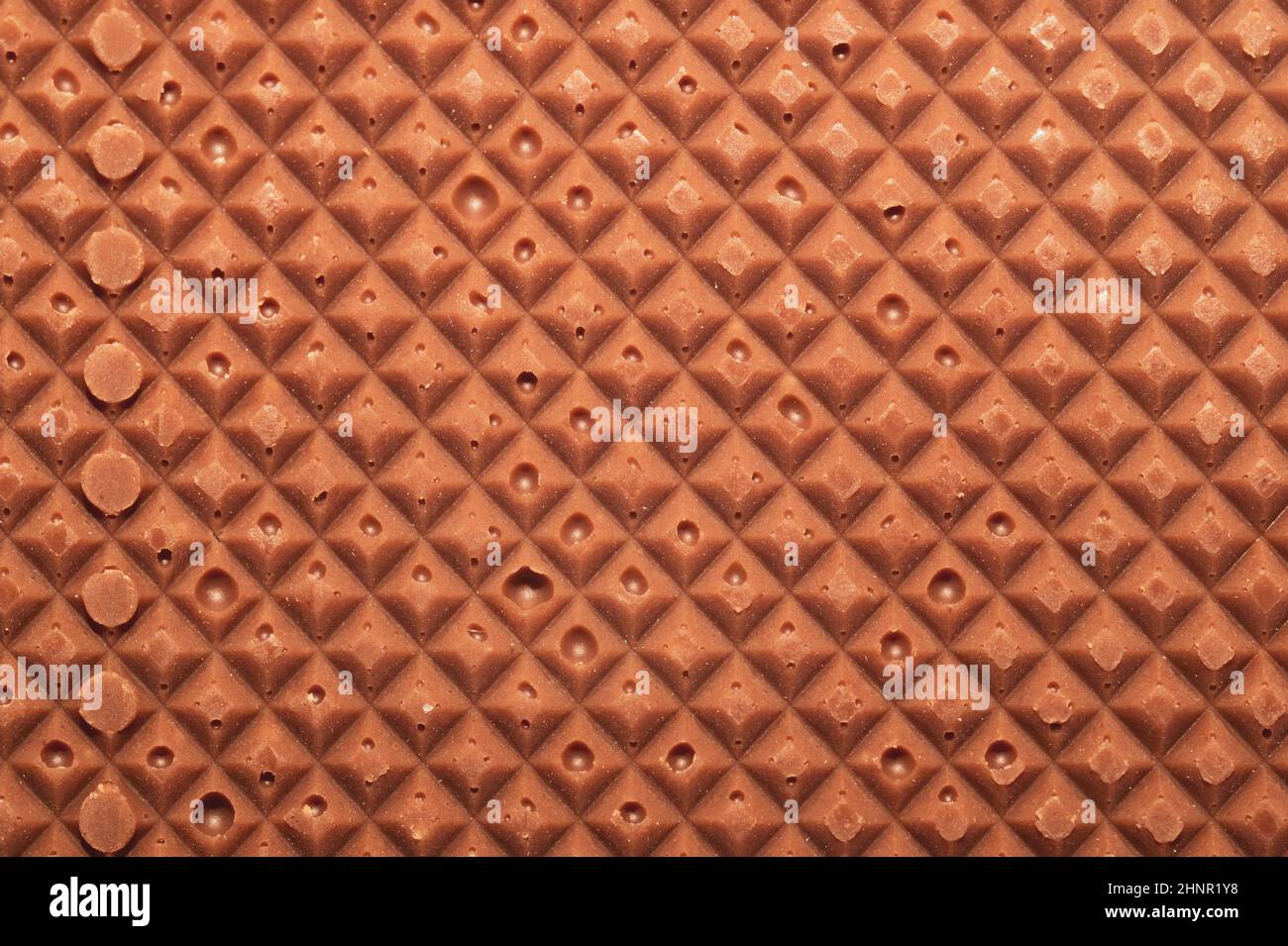 Chocolate bar macro texture. squared pattern Stock Photo - Alamy