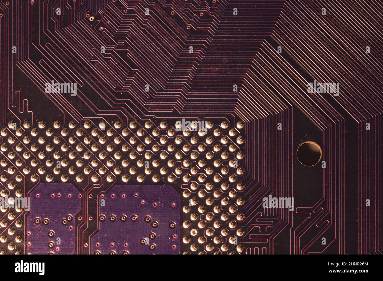 Processor pins macro. computer motherboard close up. cpu pins on a ...