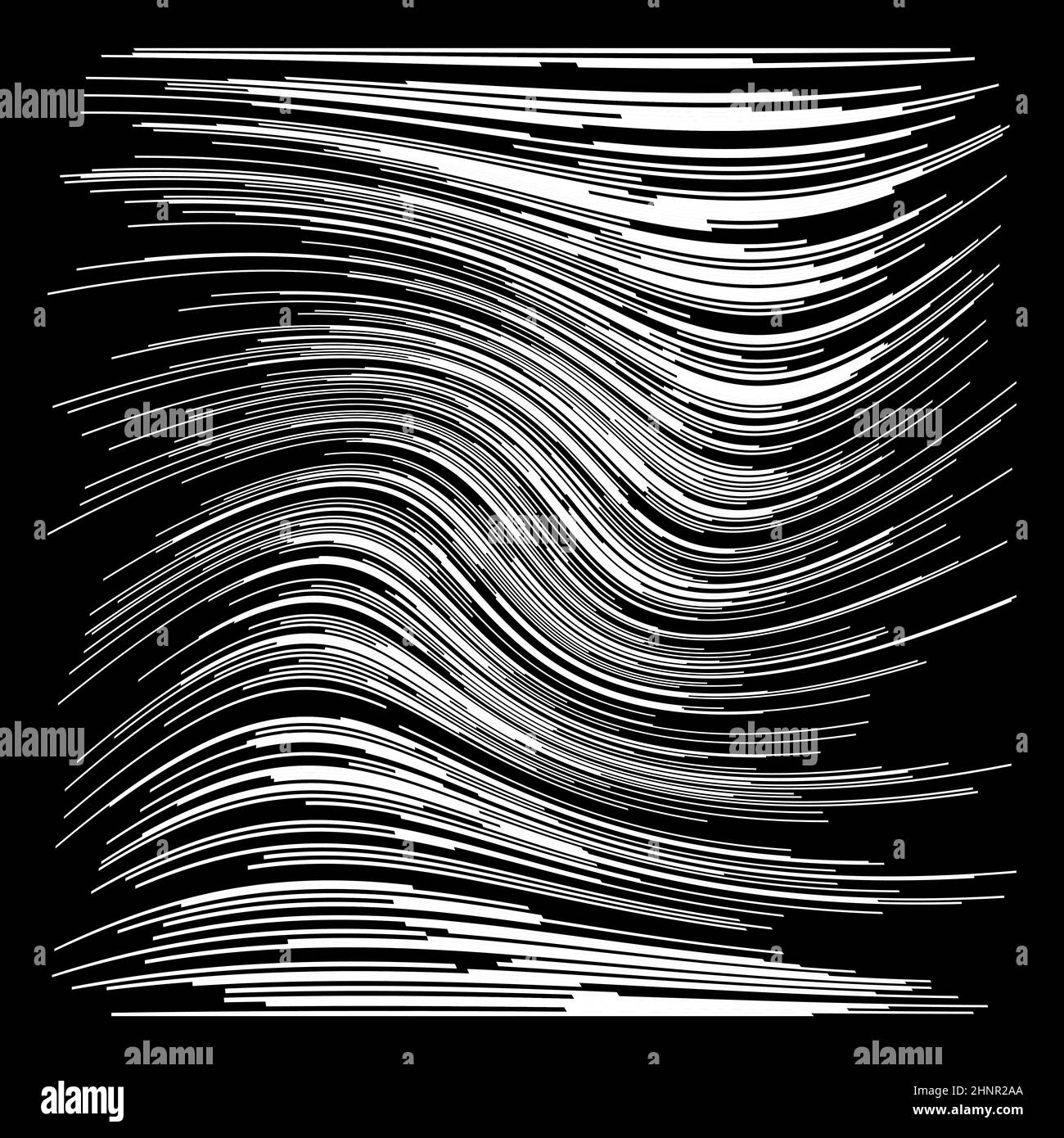 Wavy, waving, wave lines, stripes pattern, texture - stock vector ...