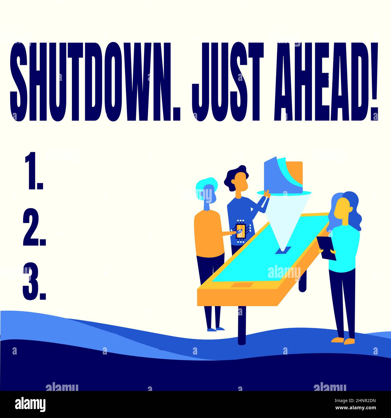 Inspiration showing sign Shutdown Just Ahead, Business idea closing ...