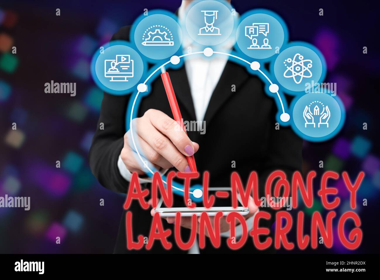 Text showing inspiration Anti Money Laundering, Business overview ... Text showing inspiration Anti Money Laundering, Business overview ...