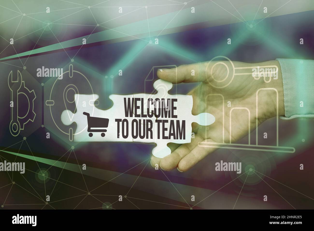 Conceptual display Welcome To Our Team, Business showcase introducing ...