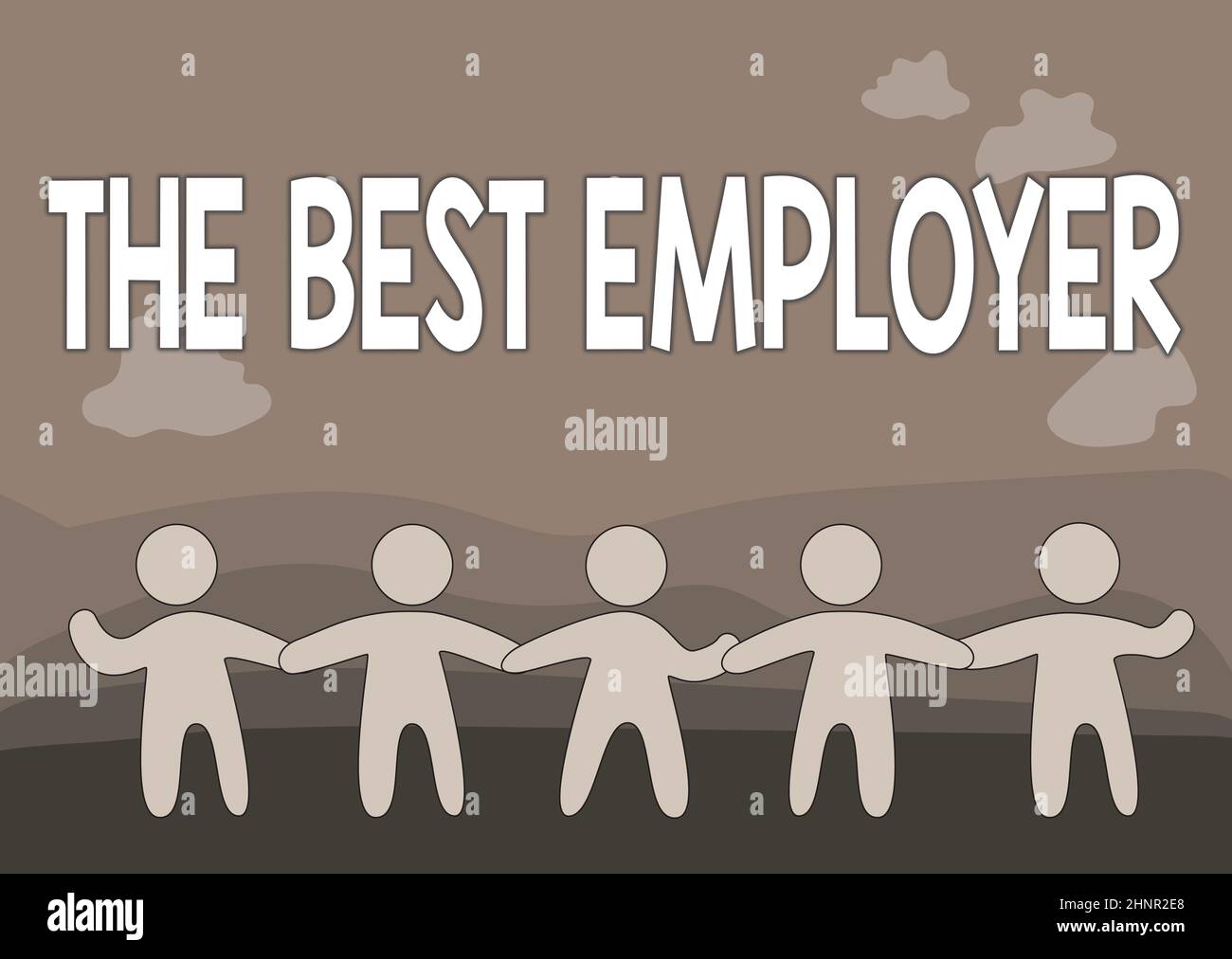 Handwriting text The Best Employer, Business showcase created workplace ...