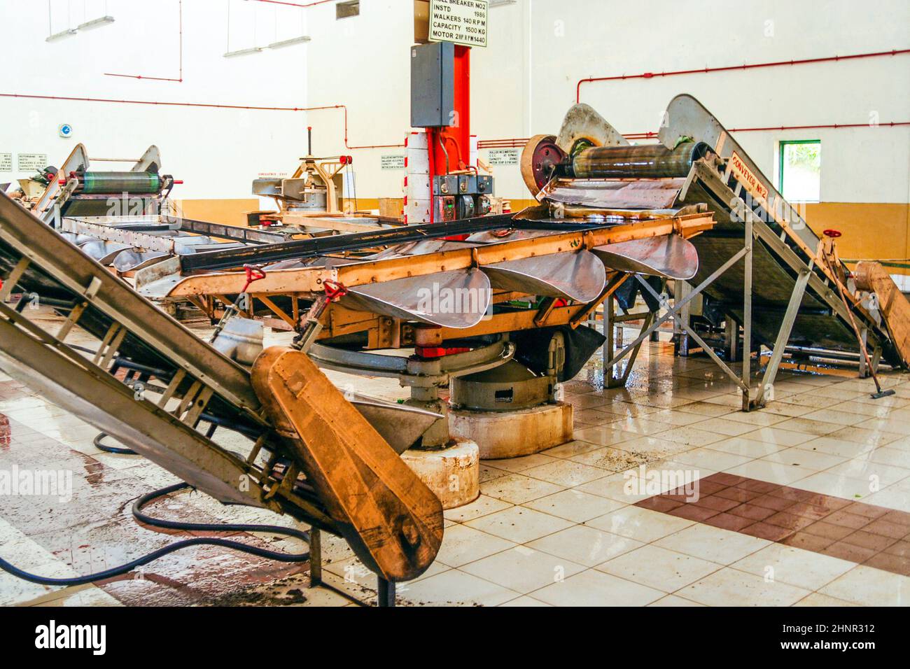 inside a Tea factory Stock Photo - Alamy
