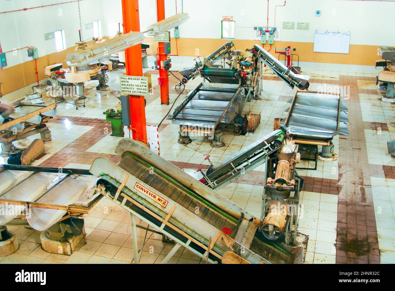 inside a Tea factory Stock Photo - Alamy