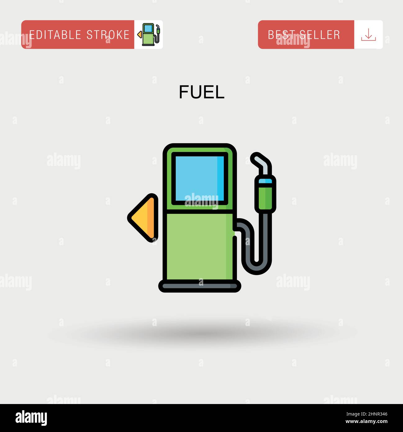 Fuel Simple vector icon Stock Vector Image & Art - Alamy
