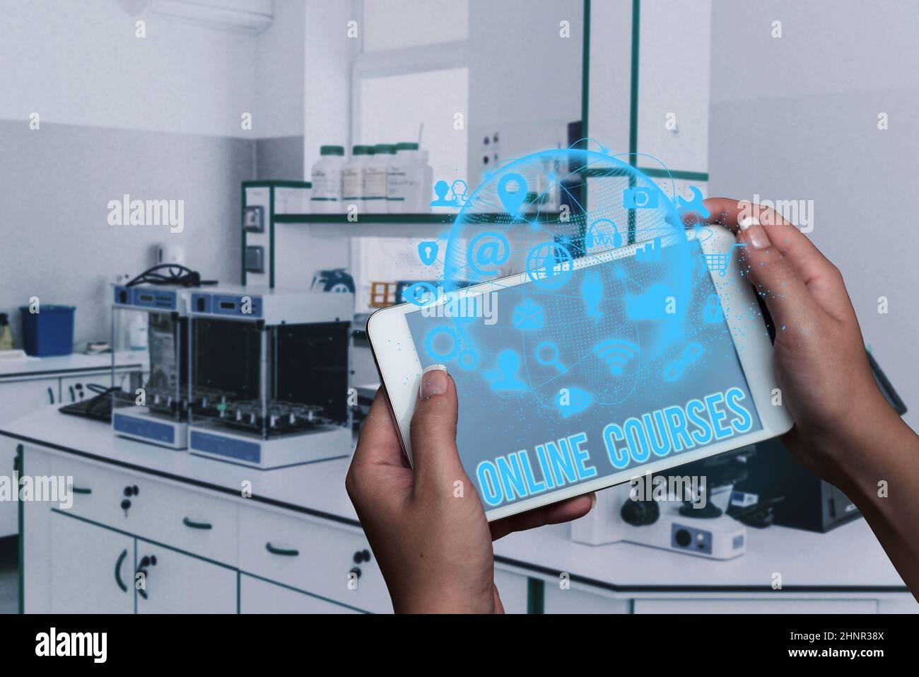 Conceptual display Online Courses, Word Written on Revolutionizing ...