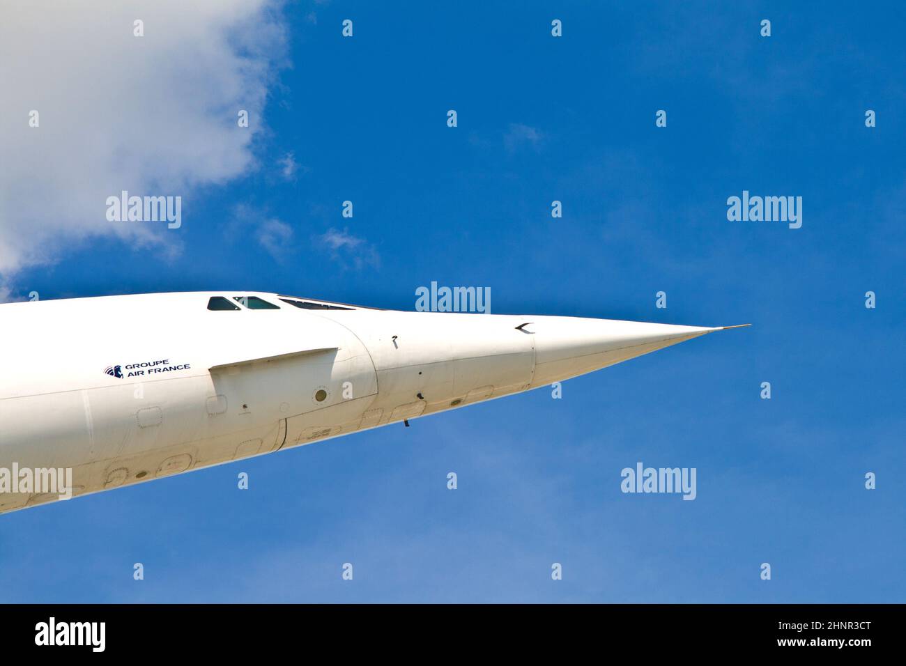 aircraft Concorde in the museum in Sinsheim Stock Photo - Alamy