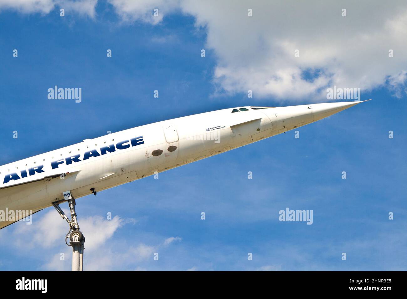 aircraft Concorde in the museum in Sinsheim Stock Photo - Alamy
