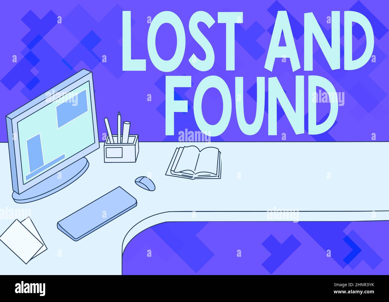 Text sign showing Lost And Found, Business approach a place where lost ...
