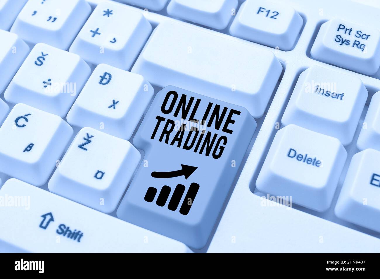 Hand writing sign Online Trading, Business idea Buying and selling ...