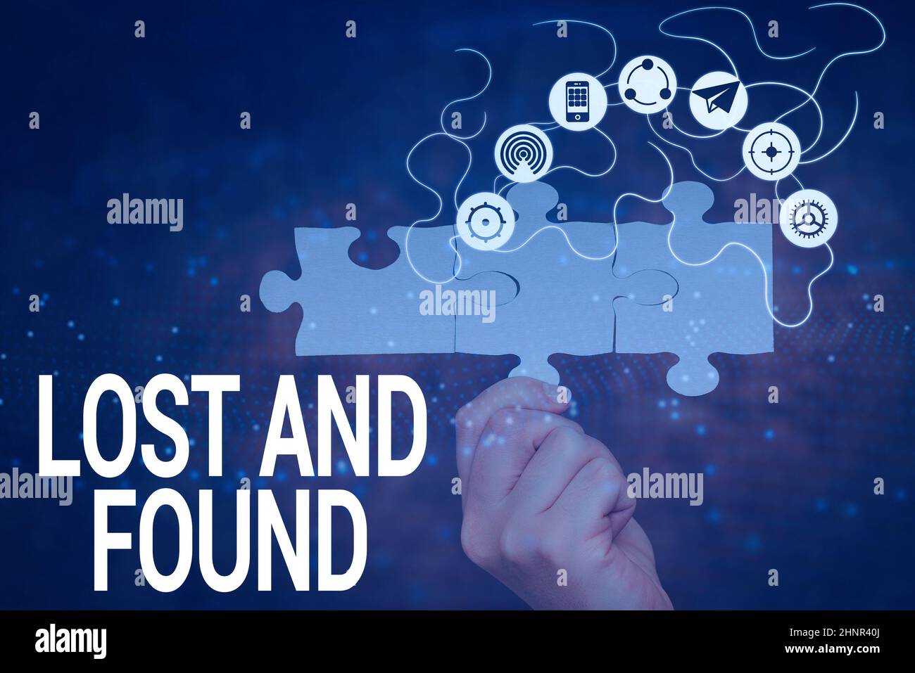 Text sign showing Lost And Found, Business approach a place where lost ...