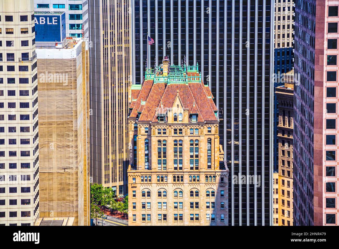 Rooftop skyscraper hi-res stock photography and images - Alamy