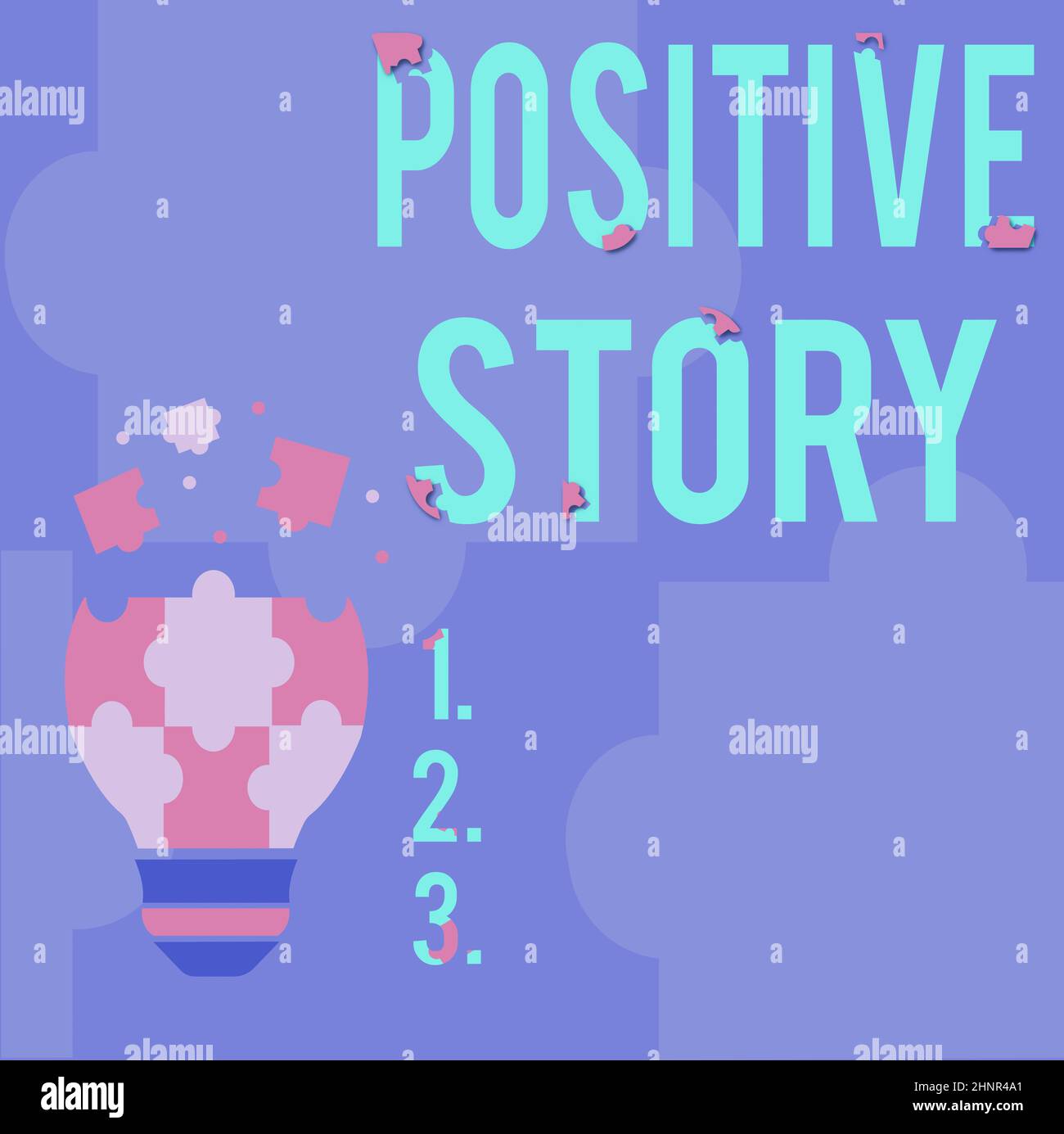 Text showing inspiration Positive Story, Concept meaning Meaningful and ...