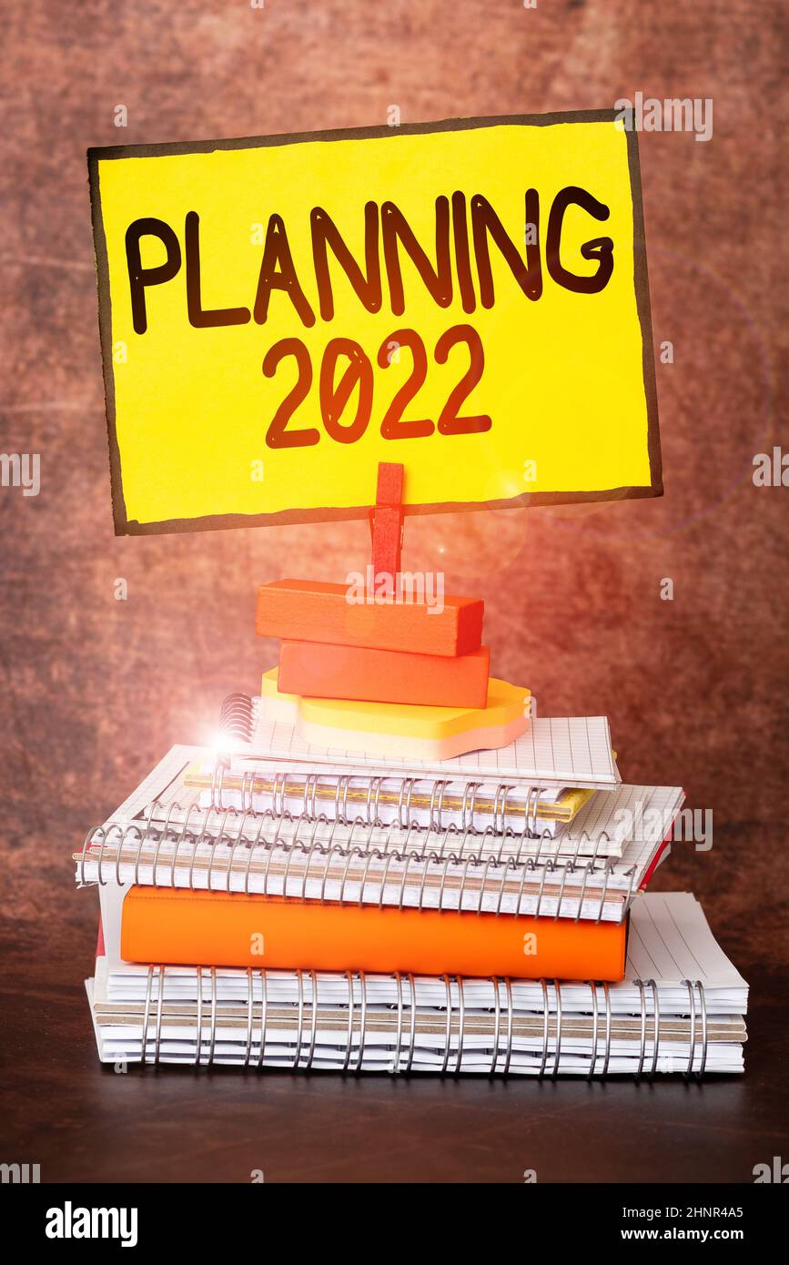 Conceptual display Planning 2022, Concept meaning process of making ...