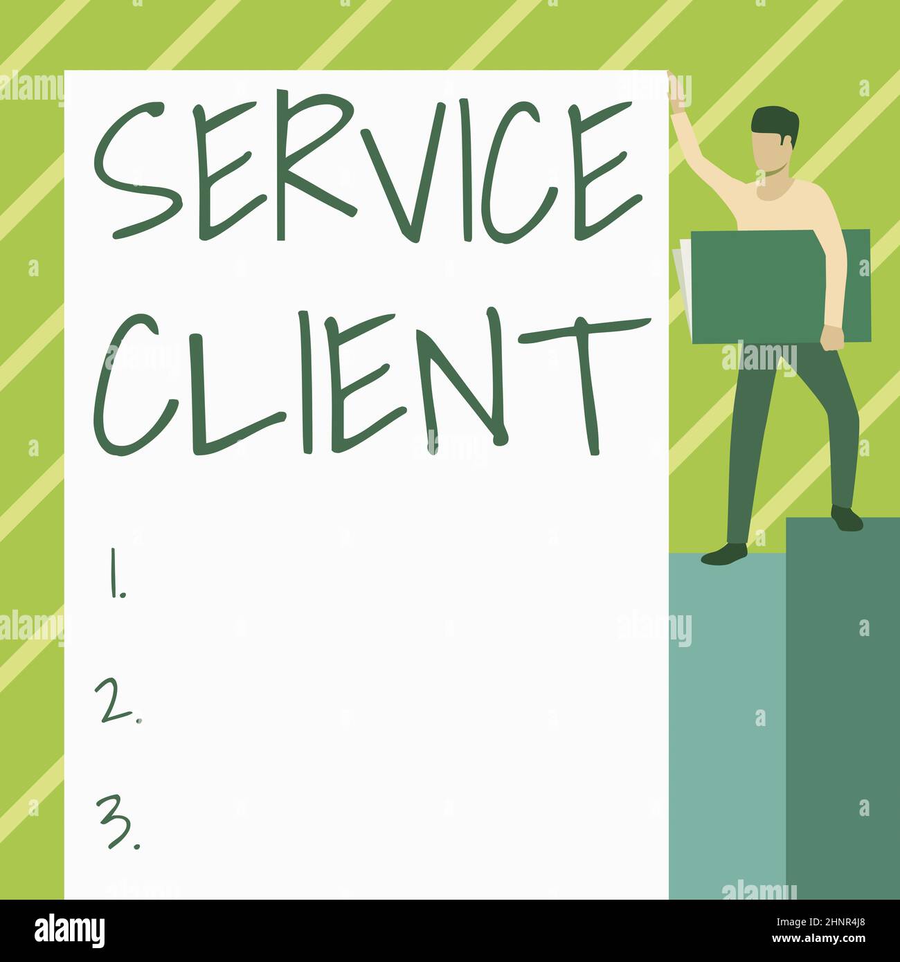 Writing Displaying Text Service Client Business Overview Dealing With Customers Satisfaction