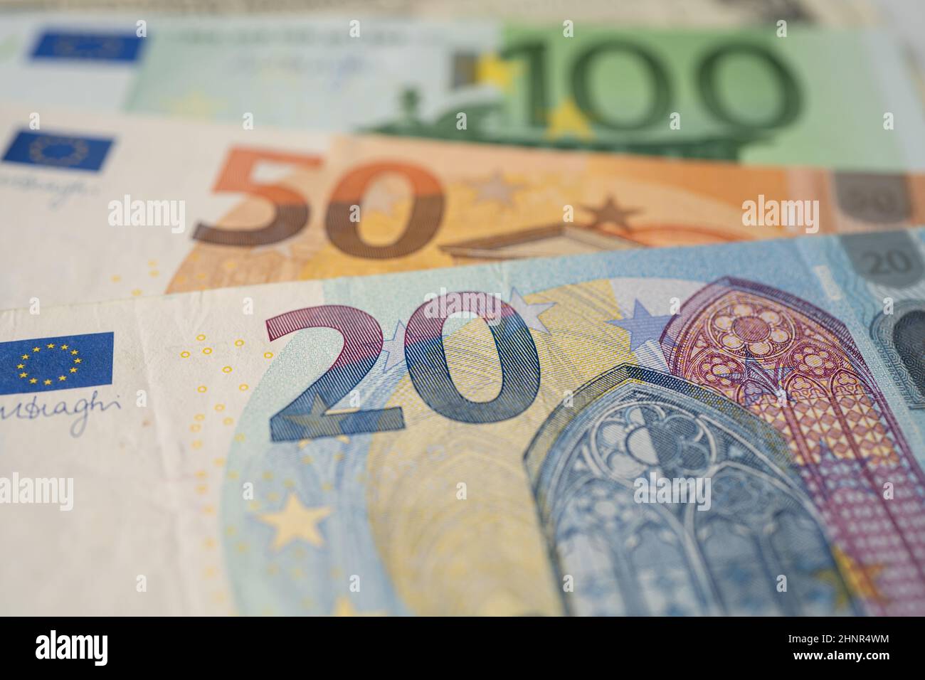 Euro banknotes background; Banking Account, Investment Analytic ...