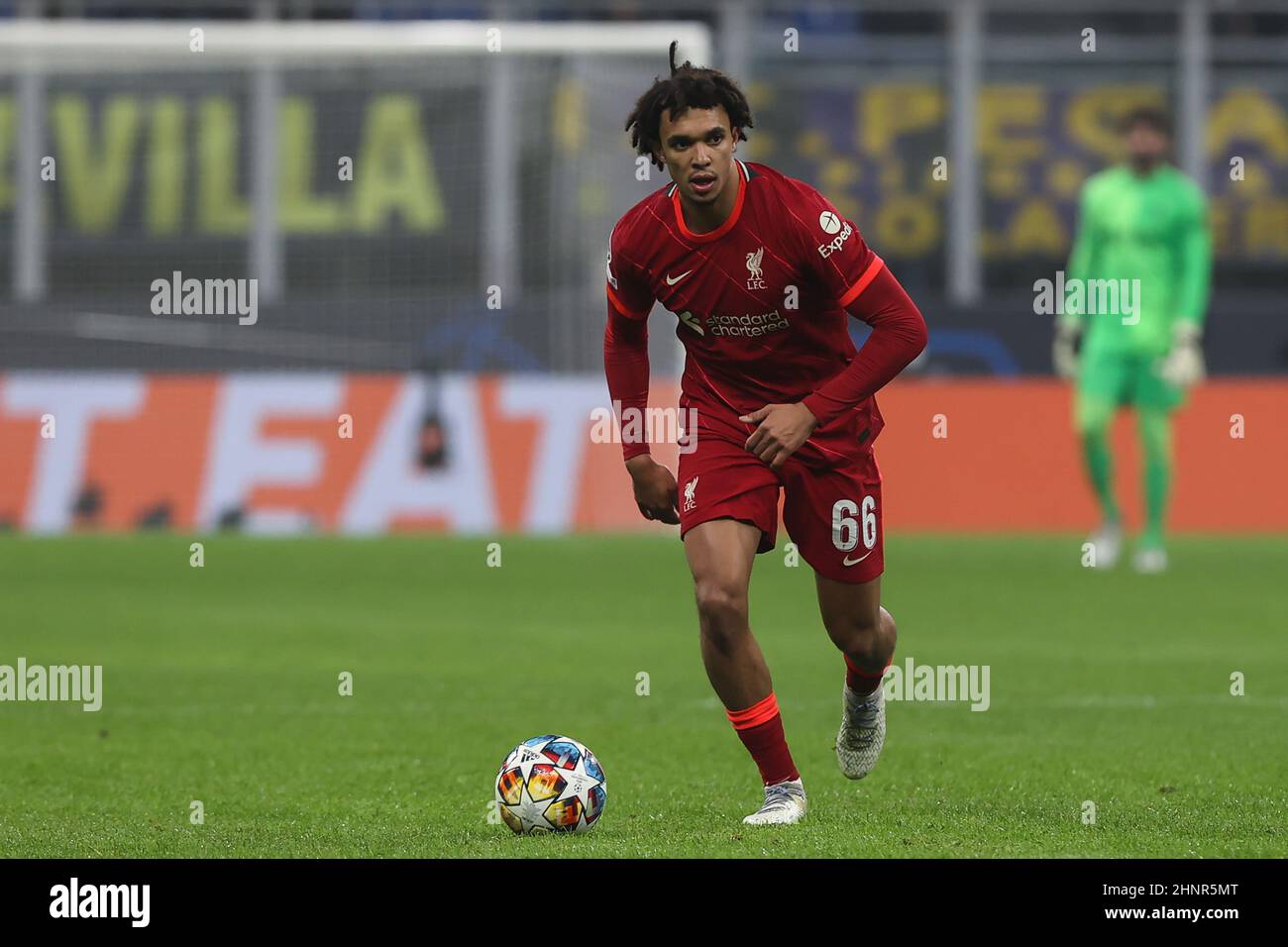 Trent Alexander-Arnold of Liverpool FC seen in action during the UEFA ...