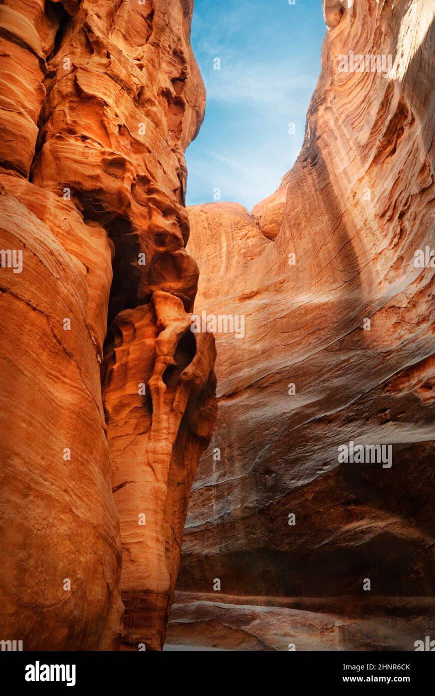 Siq canyon entrance hi-res stock photography and images - Alamy
