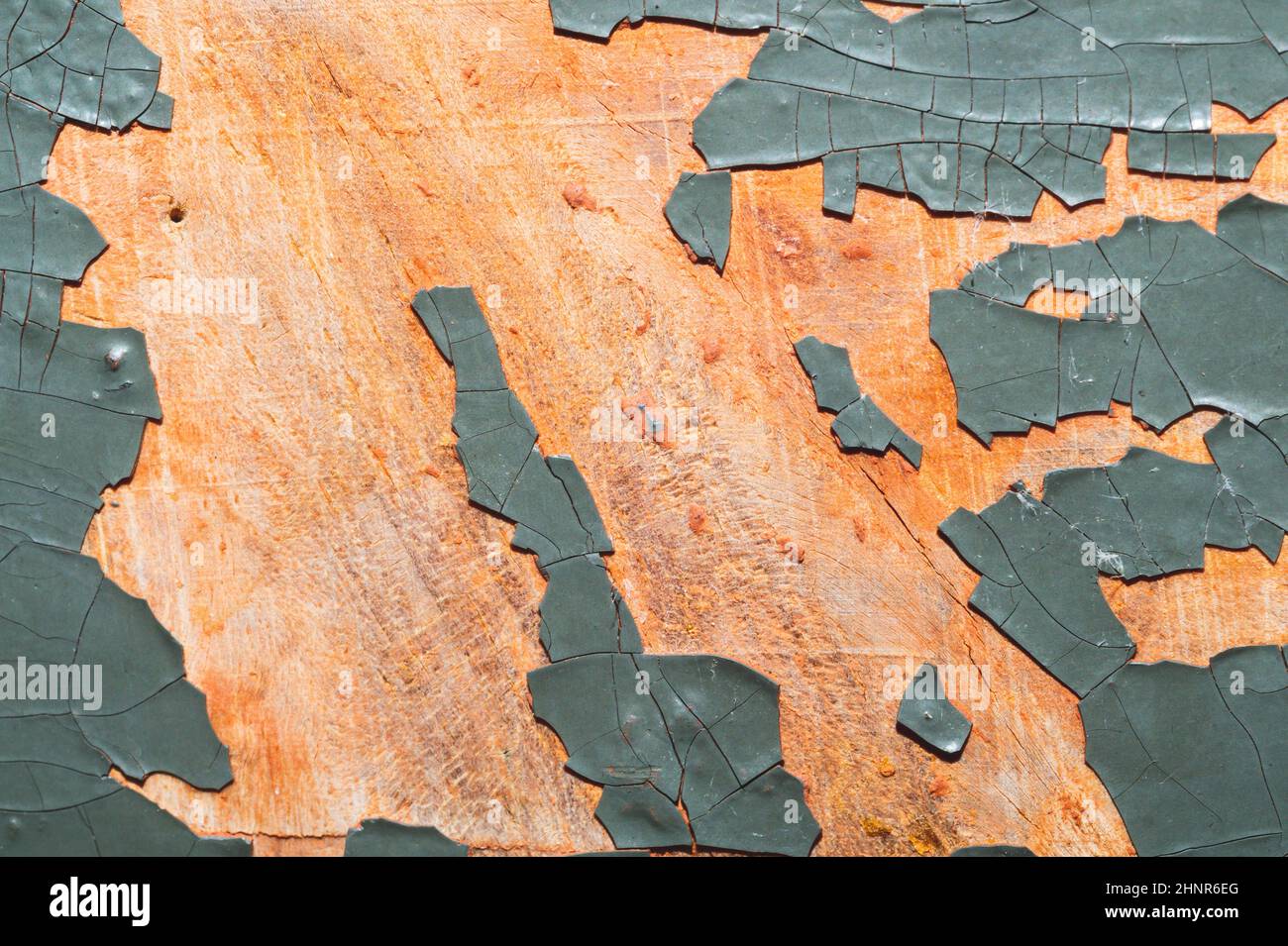 Rough wood texture with peeling paint. old wooden texture with cracked paint close up Stock ...