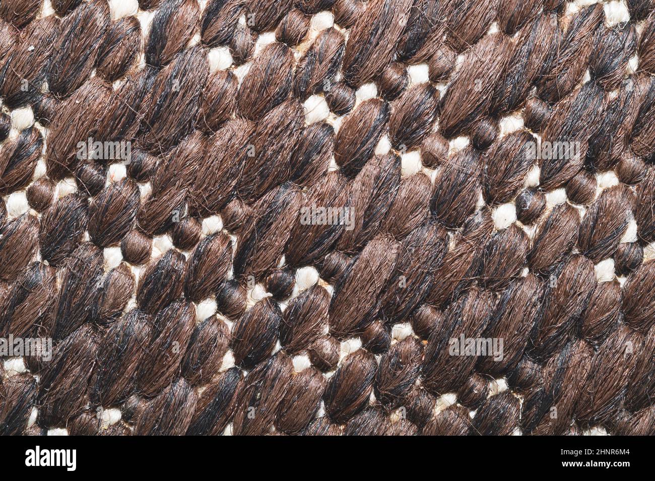Fabric texture extremely close up. wicker surface of the rug. woven ...