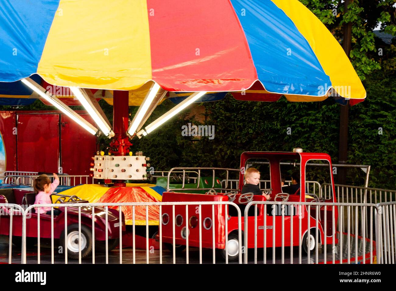 Carnival rides and games Stock Photo - Alamy