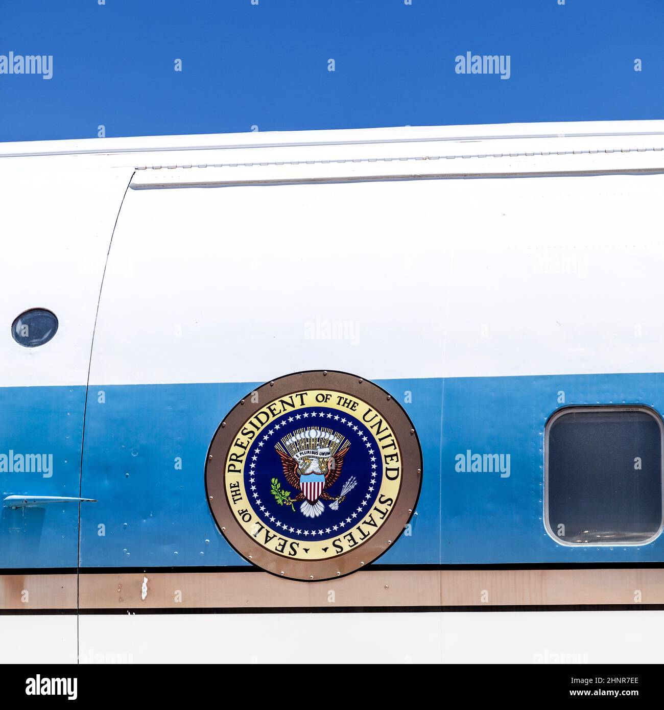 Us president plane hi-res stock photography and images - Alamy