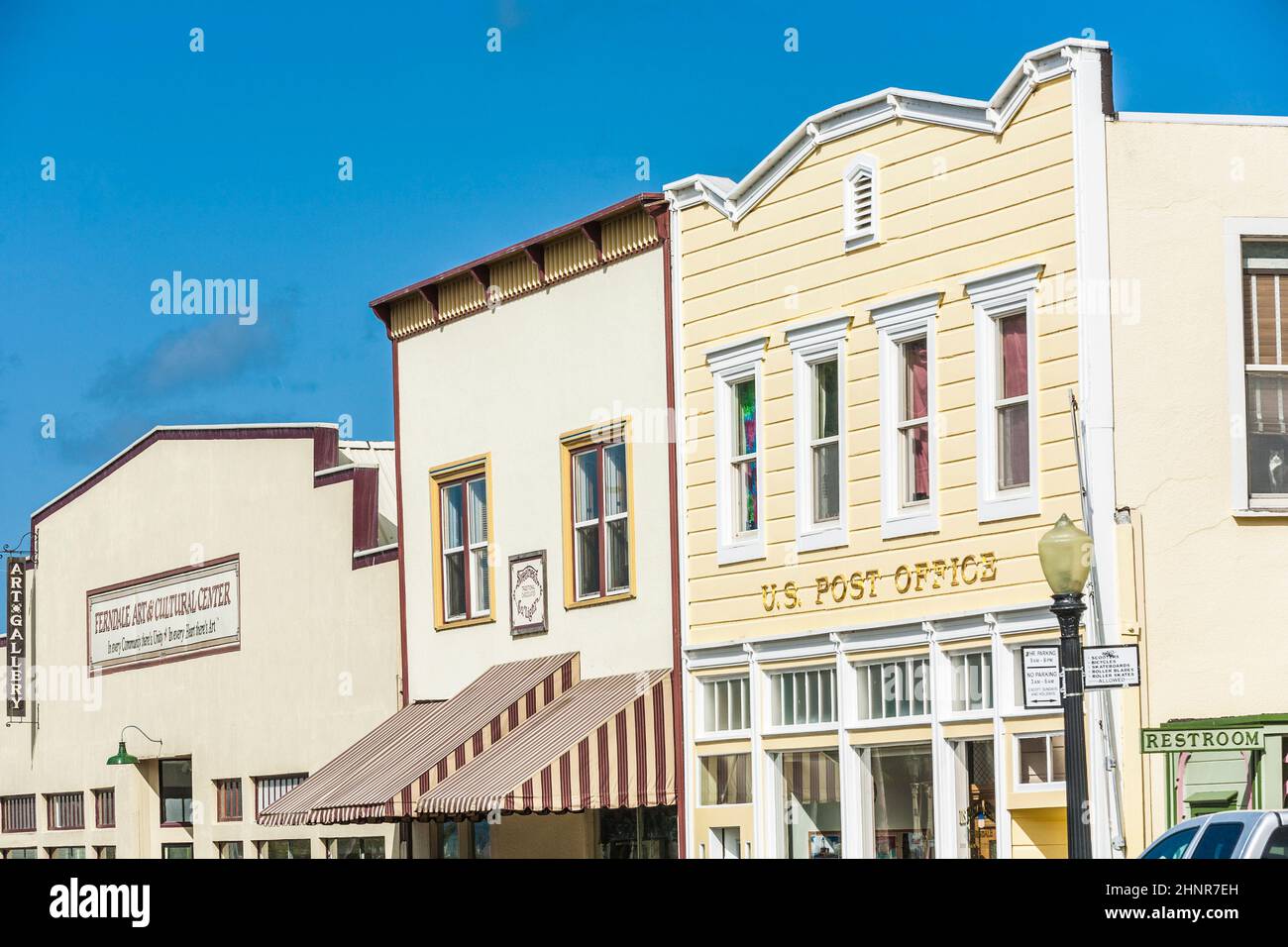 Victorian storefronts in Ferndale, USA Stock Photo - Alamy