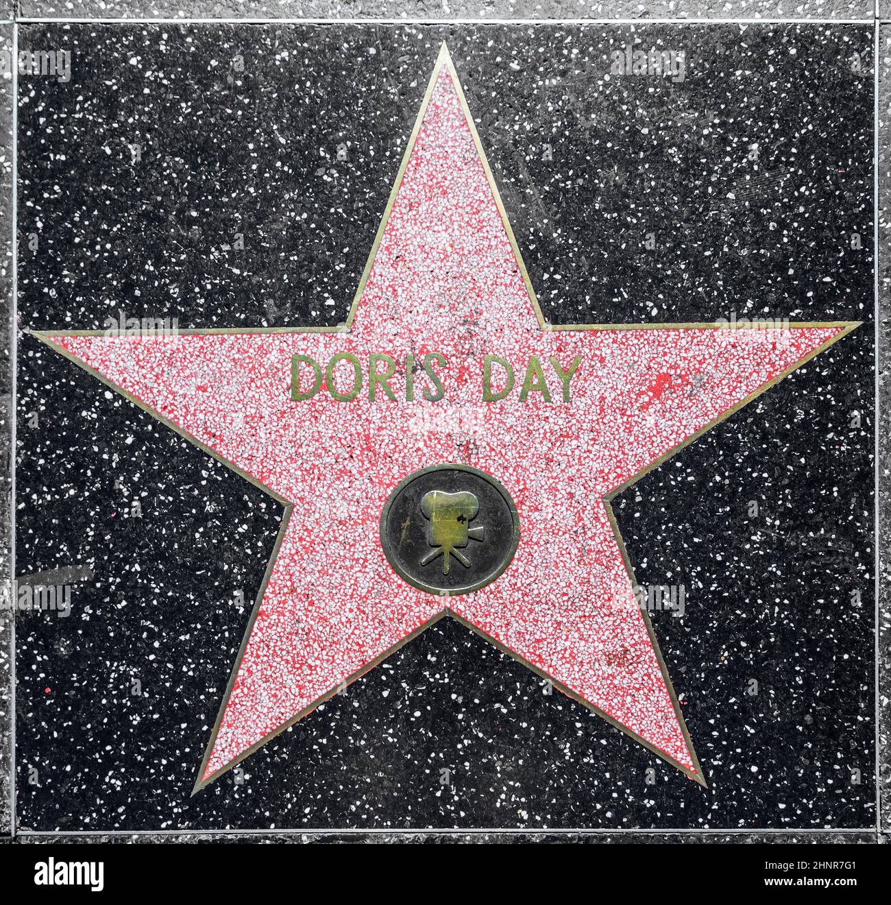 Doris Days star on Hollywood Walk of Fame Stock Photo - Alamy