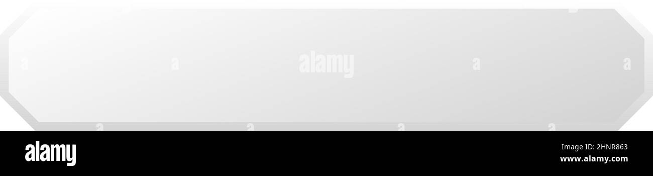 Sign, banner, plaque design shape element. Rectangle plate, board with blank, empty space for ...