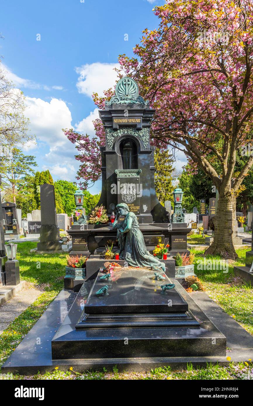 view to Vienna Central Cemetery, the place where famous people like ...