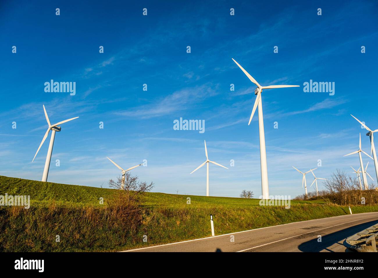 Wind farm called "Parco Eolico Frigneto located in the municipality of ...