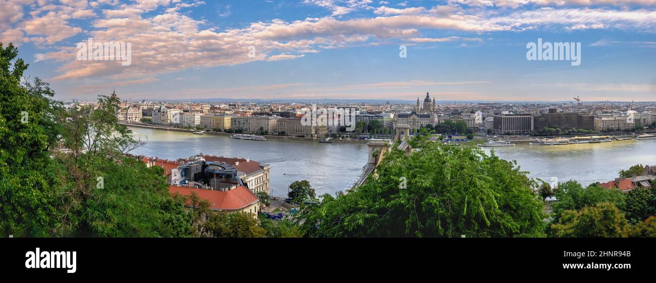 Danube panoramic hi-res stock photography and images - Alamy