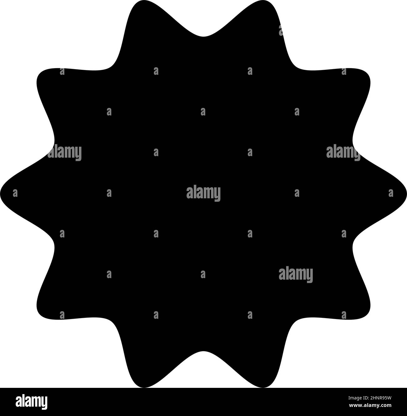 Starburst, sunburst price tag, label with empty, blank space. Price ...