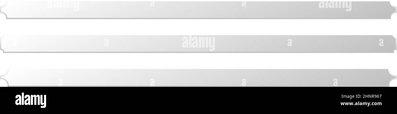 Sign, banner, plaque design shape element. Rectangle plate, board with ...
