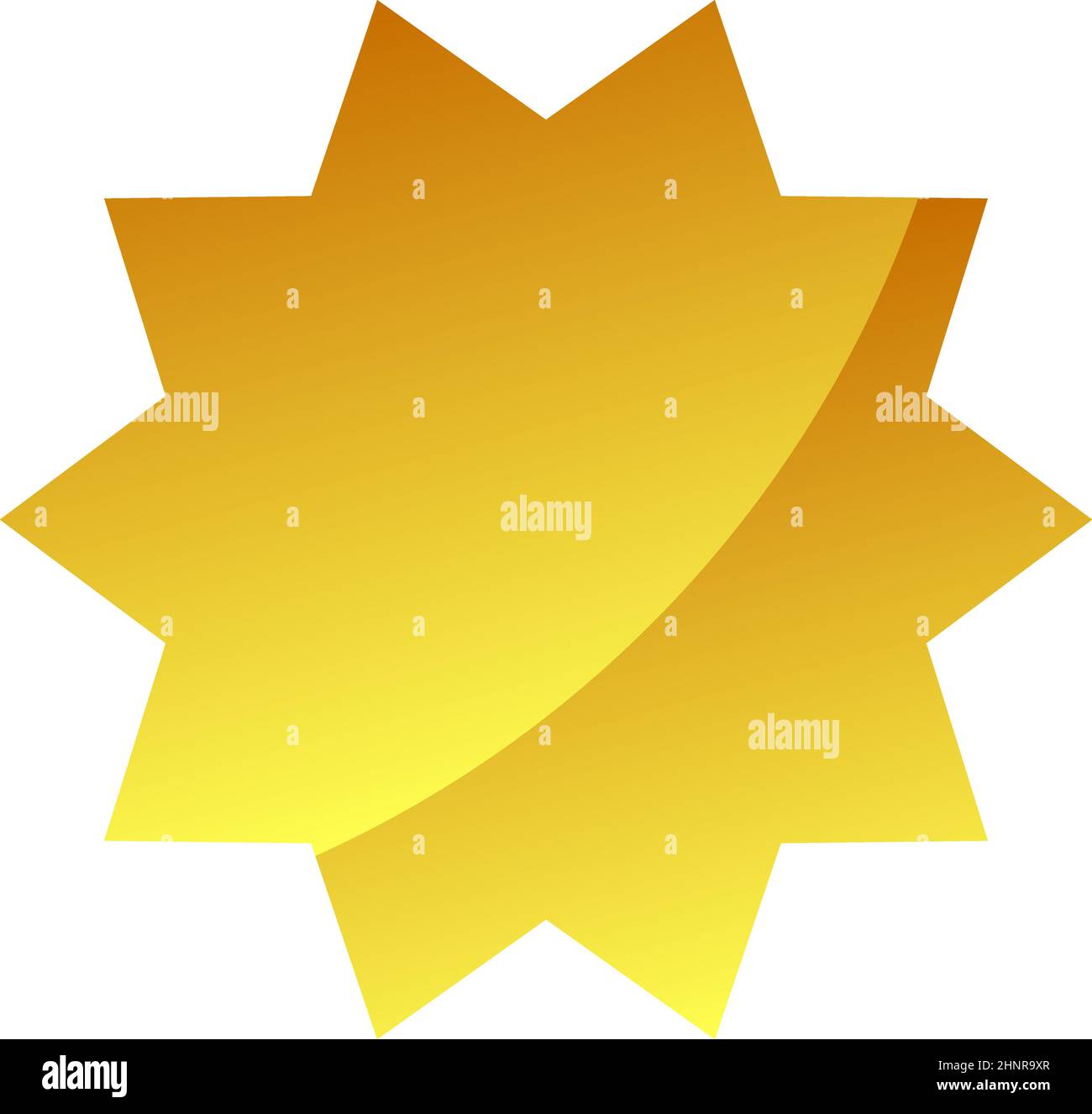 Starburst, sunburst price tag, label with empty, blank space. Price ...