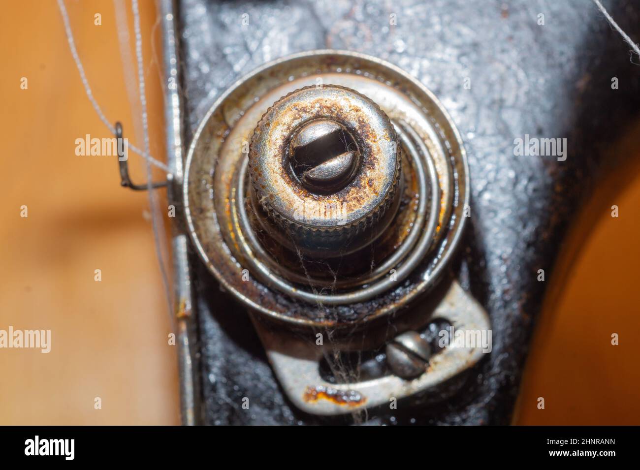 Rusted antique sewing machine hi-res stock photography and images - Alamy